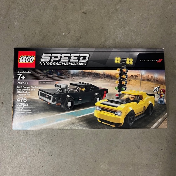 Lego | Other | Lego 28 Dodge Challenger Srt Demon And 1970 Dodge ...